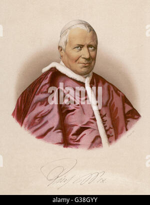 Pope Pius IX Stock Photo - Alamy