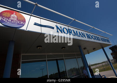 Kingston Norman Rogers Airport passenger terminal in Kingston Ont., on ...