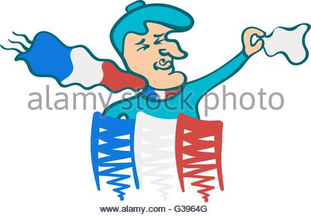 frenchman character cartoon Stock Vector Art & Illustration, Vector ...