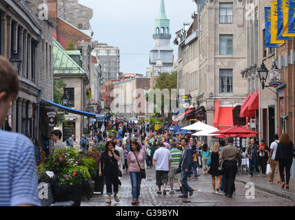 Rue Saint-Paul, Montreal, Quebec, Canada Stock Photo - Alamy