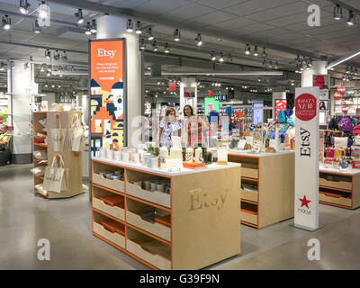 One Below in Macy's Department Store, Herald Square, NYC Stock Photo ...