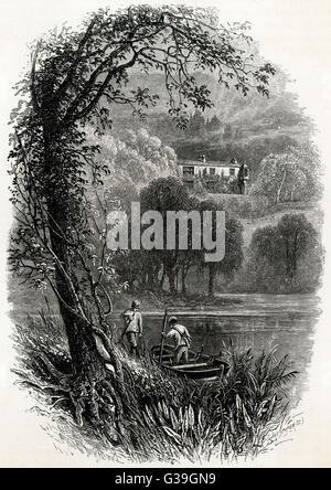 Brantwood home of the writer John Ruskin between 1872 and 1900 Cumbria ...