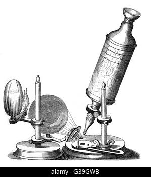 Robert Hooke Microscope Stock Photo: 6067103 - Alamy