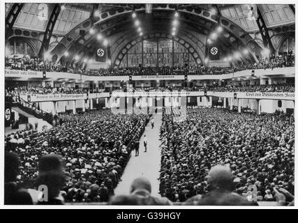 1932 Nazi Rally in Germany Stock Photo - Alamy