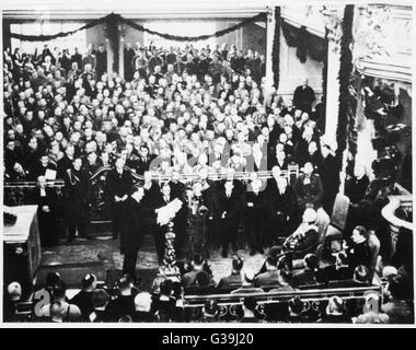 HItler in the Reichstag, 1933 Stock Photo - Alamy