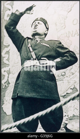 BENITO MUSSOLINI (1883-1945) Italian Facist leader after execution in ...