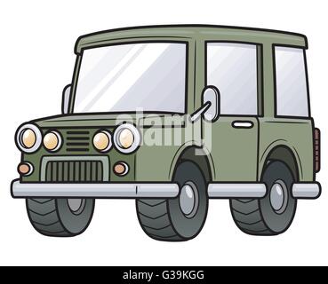 cartoon vector illustration of a jeep Stock Vector Image & Art - Alamy