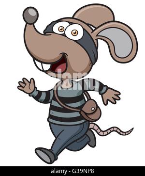 Vector illustration of Cartoon Rat running Stock Vector Image & Art - Alamy
