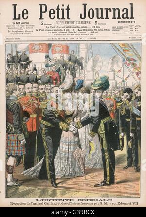 EDWARD VII & FRENCH Stock Photo - Alamy