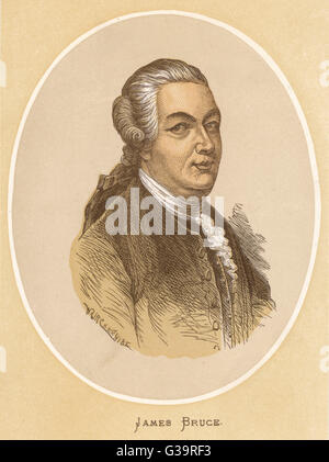 JAMES BRUCE (1730-1794) Scottish explorer who traced the source of ...