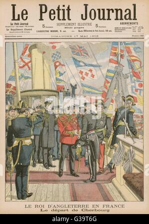 EDWARD VII & FRENCH Stock Photo - Alamy