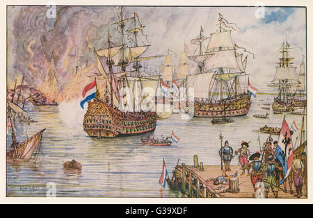 DE RUITER IN MEDWAY Stock Photo - Alamy