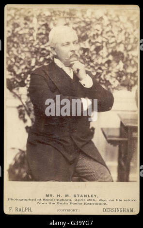 British explorer Henry Morton (H.M.) Stanley led an expedition in Stock ...
