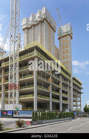 A new office block being constructed in Sheffield, South Yorkshire ...