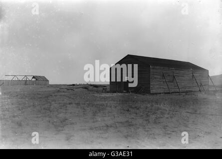 View of the camp building at Kitty Hawk from the northwest Stock Photo ...