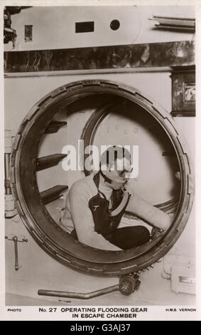 Submarine training at HMS Vernon Stock Photo - Alamy