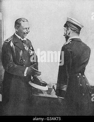 Tsar Nicholas II and Kaiser Wilhelm II Stock Photo - Alamy