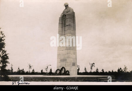St Julien Memorial to WW1 Canadian soldiers who died in first gas ...