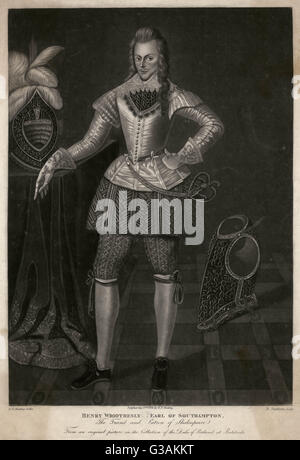 Henry Wriothesley, 3rd Earl of Southampton, Baron Wriothesley of Stock ...