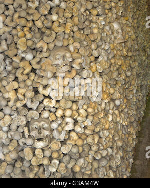 Crypt of St. Leonards church, Hythe, Kent, UK. Largest collection of ...