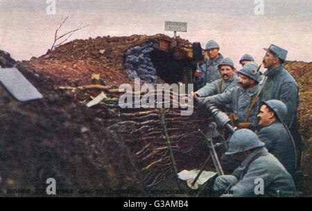 French trenches WWI Stock Photo: 66052933 - Alamy