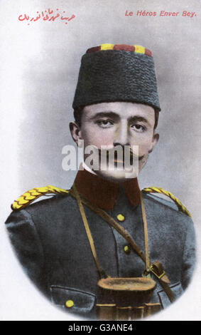 Ismail Enver Pasha, Turkish leader, WW1 Stock Photo - Alamy
