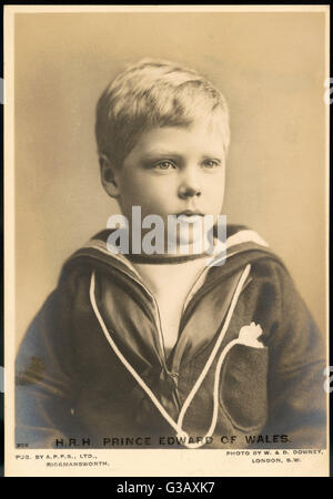 EDWARD VIII/BOY POSTCARD Stock Photo - Alamy