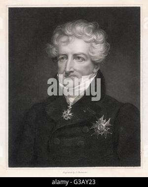 GEORGES, BARON CUVIER French naturalist, lecturing on paleontology ...