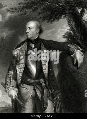John Manners, marquis of GRANBY military commander, depicted in the act ...