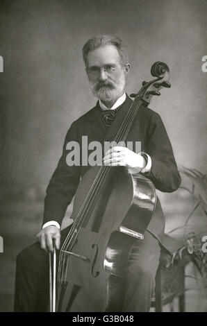 Alfredo Piatti (1822-1901) Italian cellist. From 'The Cabinet Portrait ...