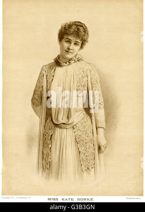 Kate Rorke (1866-1945) English actress pictured c1890. In 1889 she ...