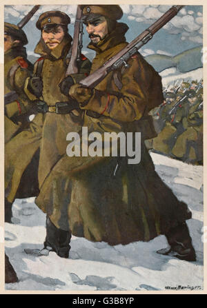 Russian soldiers, Siberia Stock Photo: 114683600 - Alamy