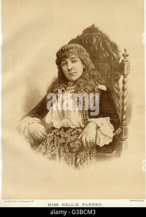 FEMALE TYPE/ACTRESS 1889 Stock Photo - Alamy
