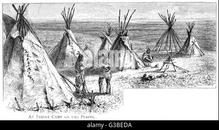 NATIVE AMERICAN TEPEES Stock Photo - Alamy