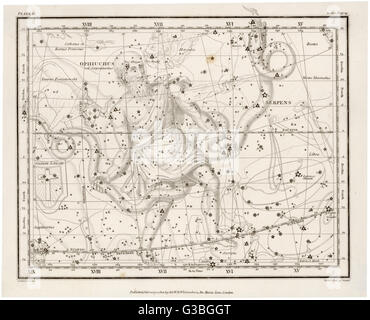 WHITTAKER STAR MAPS 7 Stock Photo - Alamy