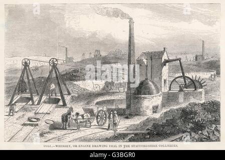Coal Mine Steam Engine Stock Photo - Alamy