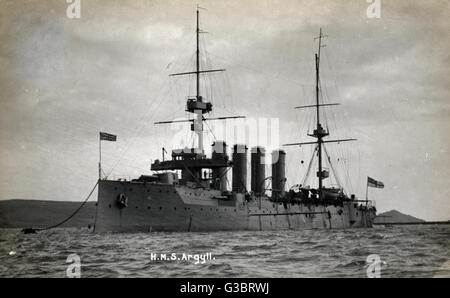 HMS Argyll, British protected cruiser Stock Photo - Alamy