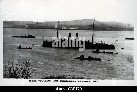 British torpedo boat HMS Vulcan, ca. 1890 Stock Photo - Alamy