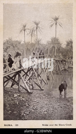 WWI - Iraq - Mesopotamian Front - Basra - Government House Stock Photo ...