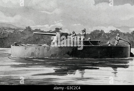 World War I, crew of the German U-boat U-58 on deck as it is captured ...