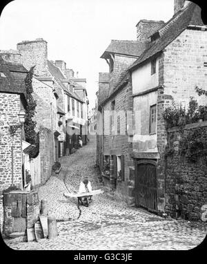 Scene in Avranches, Normandy, France Stock Photo - Alamy