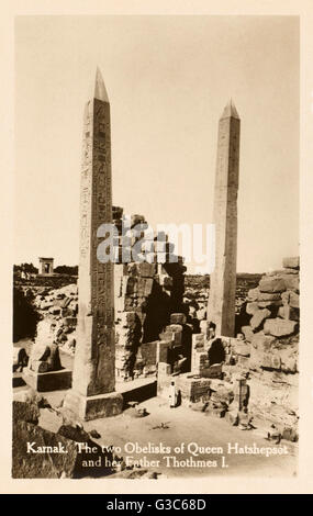 obelisks at karnak temple Stock Photo - Alamy