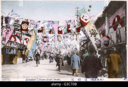 Dotonbori (Theatre Street), Osaka, Japan Stock Photo - Alamy