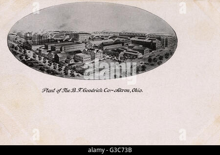 The B. F. Goodrich Rubber Company Factory, Akron, Ohio Date: 1930s ...