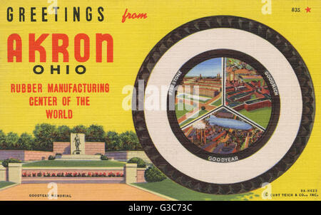 The B. F. Goodrich Rubber Company Factory, Akron, Ohio Date: 1930s ...