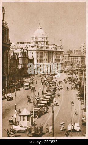 Shanghai in the 1930s, with the Shanghai International Settlement and ...