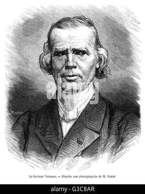 Alfred Velpeau (1795-1867), french anatomist and surgeon Stock Photo ...
