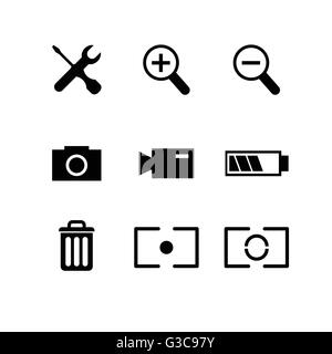 Camera mode Icons Stock Vector Image & Art - Alamy