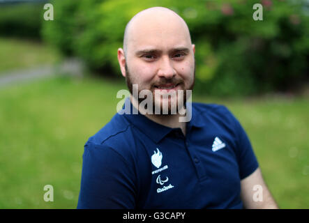 Ryan Cockbill during the team announcement at the Stoke Mandeville ...