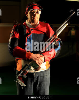 Ben Jesson during the team announcement at the Stoke Mandeville Stadium ...